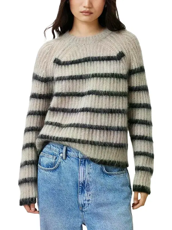 ALLSAINTS Riga Striped Jumper - Neutrals