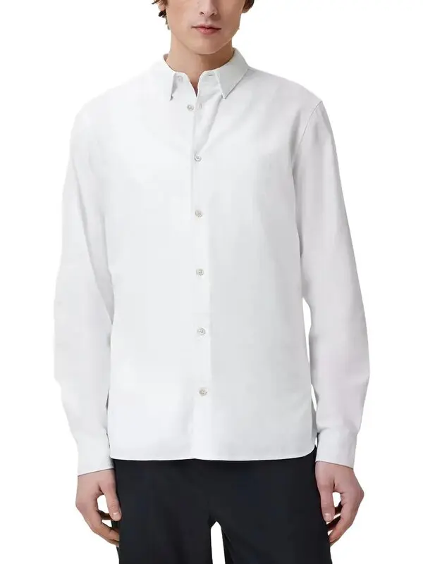 ALLSAINTS Haven Logo-embroidered Shirt - White