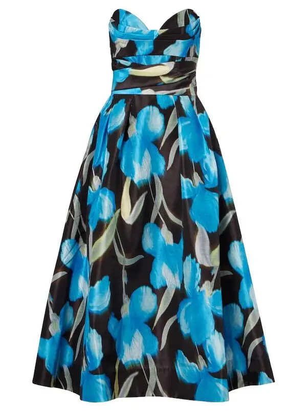 Rebecca Vallance Ingrid Printed Midi Dress - Multicoloured