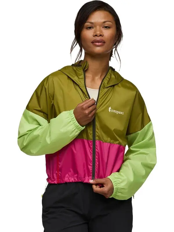 COTOPAXI Teca Crop Windbreaker Jacket - Green Juice