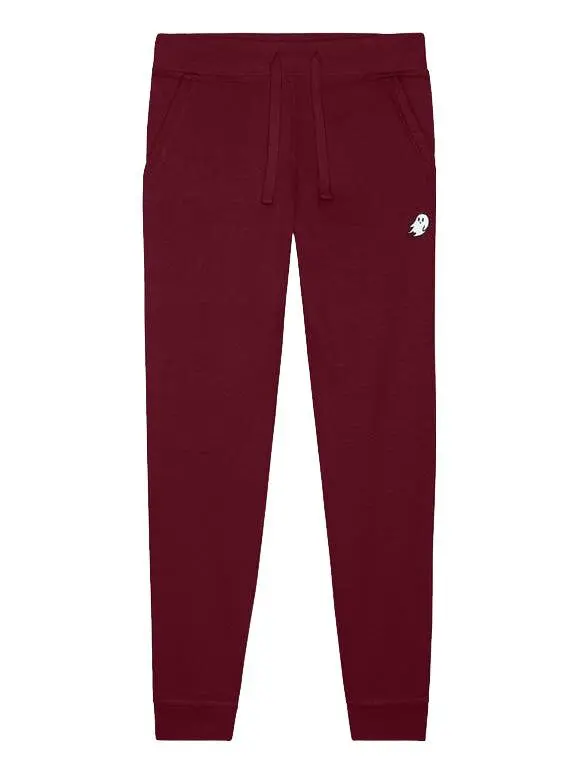 DALIX Ghost Midweight Fleece Jogger Pant - Maroon