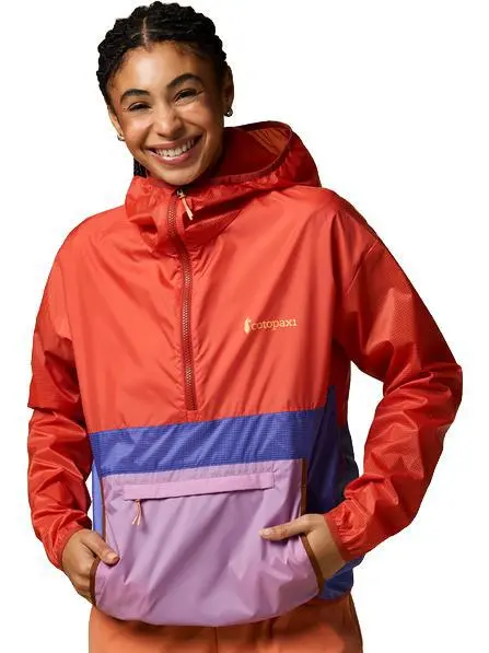 COTOPAXI Teca Half-zip Windbreaker - Smell The Begonias