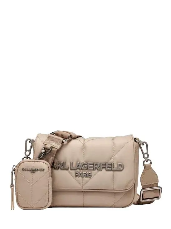 Karl Lagerfeld Paris Voyage Messenger Bag - Truffle