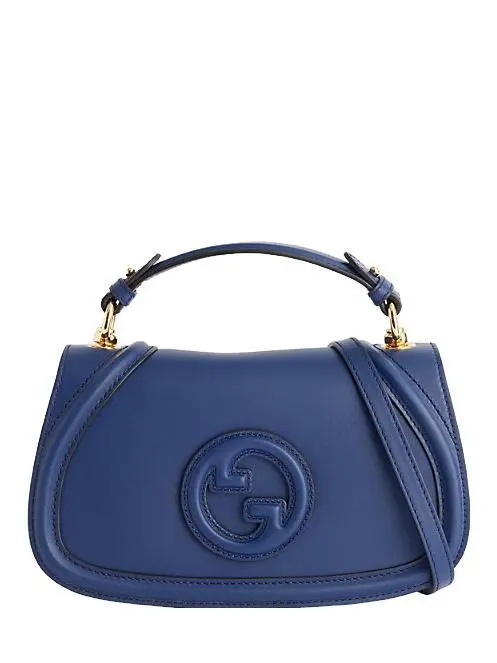 Gucci Blondie Medium Top Handle Bag - Plastic Blu