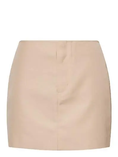 REPRESENT Mid-waist Woven Mini Skirt - Pistachio Shell