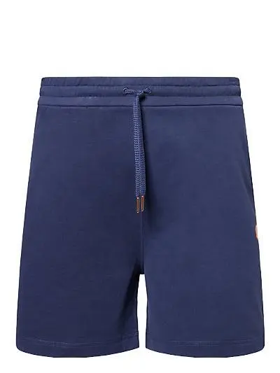 Moncler X Gilga Farm Donald Glover Relaxed-fit Cotton-jersey Shorts - Navy