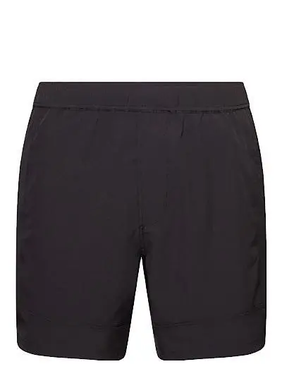 Paige Woven Shorts With Elasticated Waist - Black