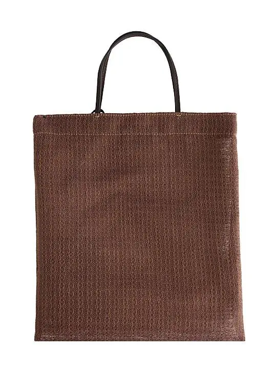 THE ROW Barn Mini Woven Tote Bag - Acero Ans