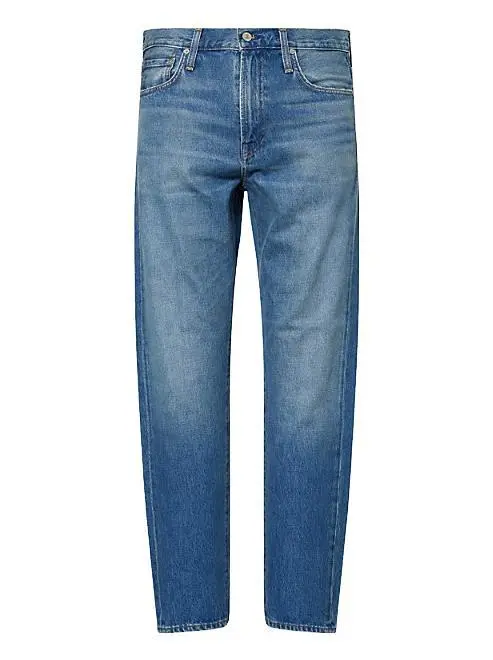 Citizens Of Humanity Ando Relaxed-fit Straight-leg Denim Jeans - Mid Blue (md Ind)