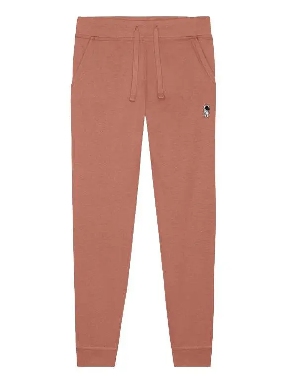 DALIX Astronaut Midweight Fleece Jogger Pant - Dusty Rose