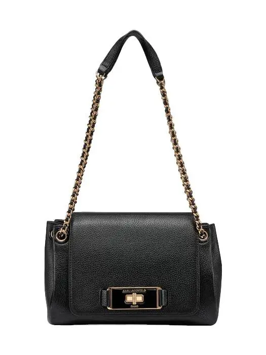 Karl Lagerfeld Paris Bridgette Shoulder Bag - Black/gold