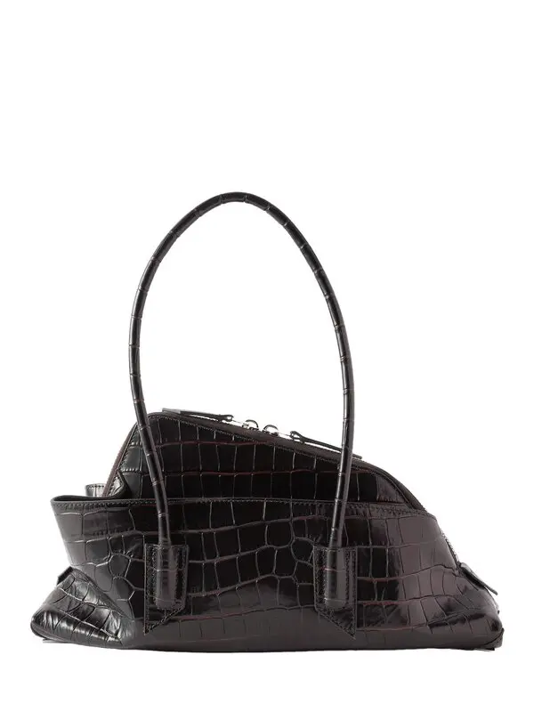 Attico La Passeggiata Small Tote - Brown