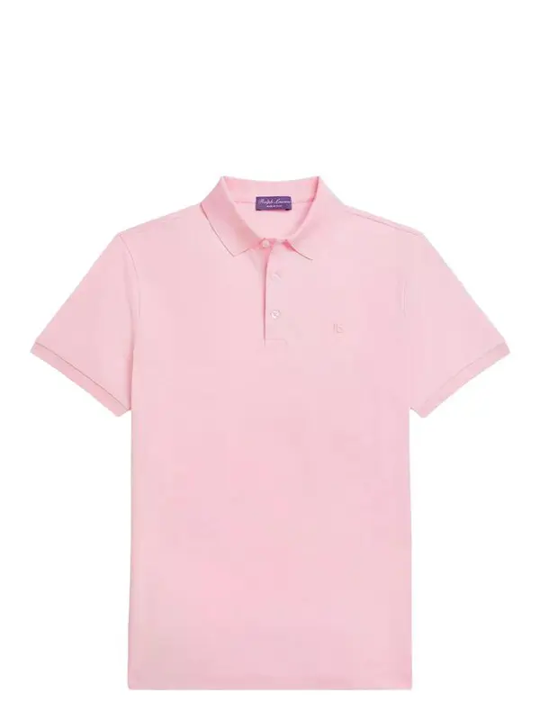 Ralph Lauren Purple Label Embroidered-logo Polo Shirt - Pink