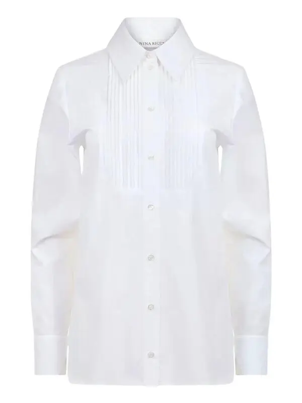 Nina Ricci Cotton Poplin Shirt - White
