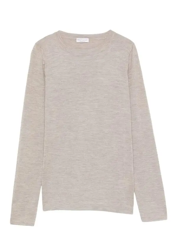 Brunello Cucinelli Crewneck Sweater - Beige