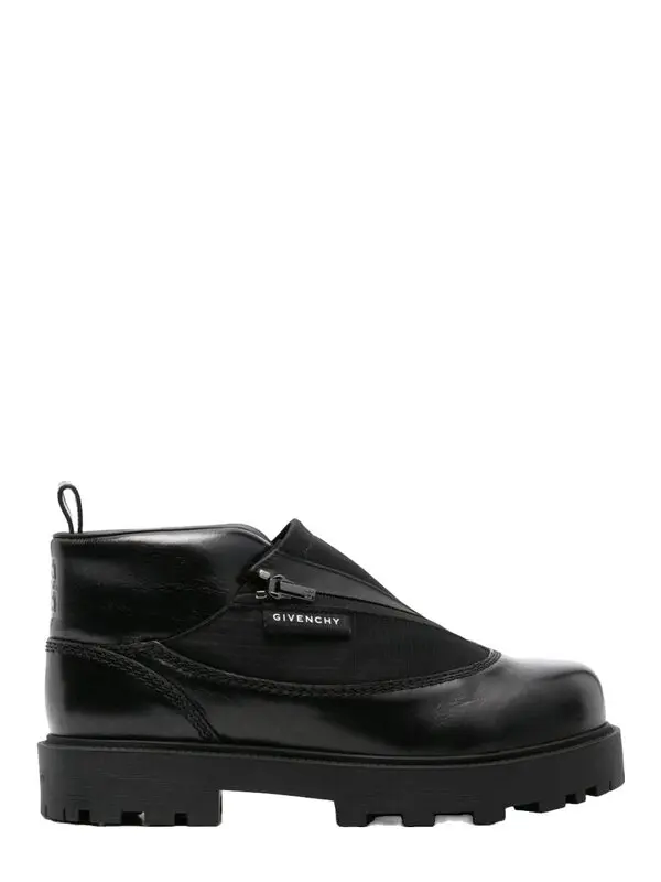 Givenchy Storm Leather Ankle Boots - Black