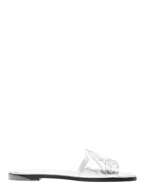 Alexander McQueen Seal Leather Sandals - Silver