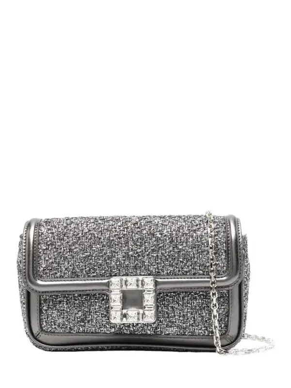 ROGER VIVIER Viv Jeu De Fille Clutch - Grey