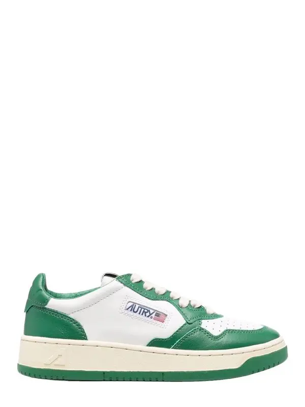 AUTRY Medalist Low Leather Sneakers - Green