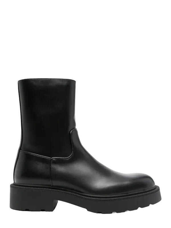 THE ROW Nobilis Leather Boots - Black
