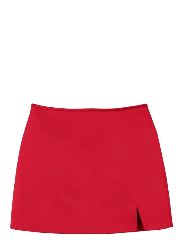 Marc Jacobs Mini Duchess Satin Skirt - Red