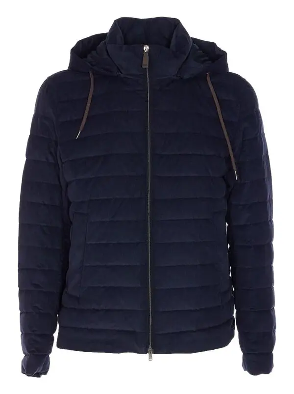 Herno Short Down Jacket - Blue