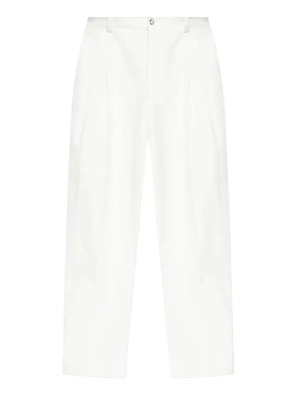 Givenchy Twisted Leg Pant With Pleats - White