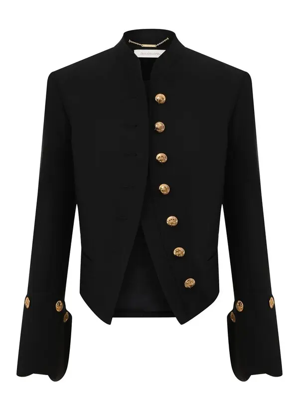 Zimmermann Rebellion Pirate Jacket - Black