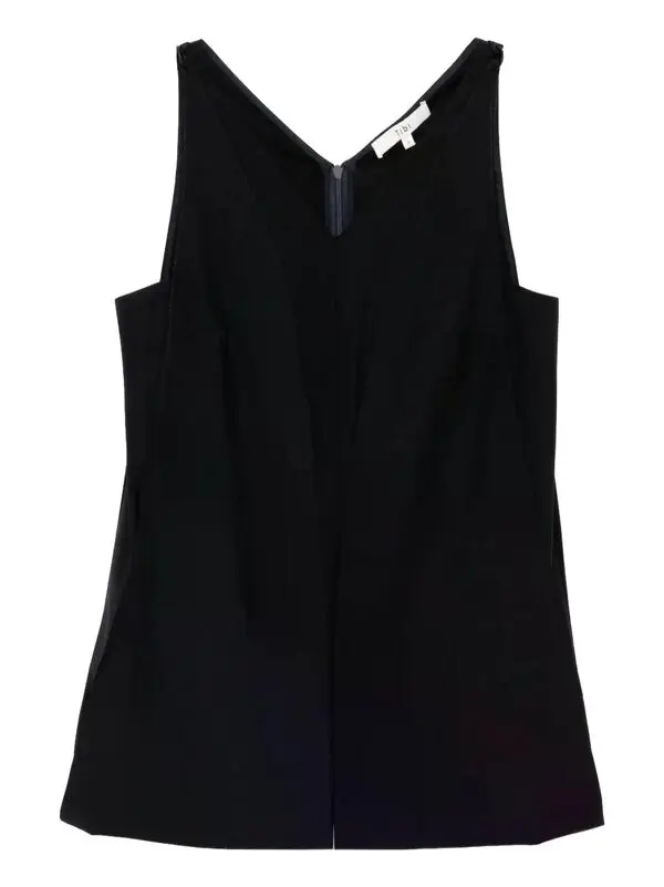 Tibi Paneled Tunic - Blue