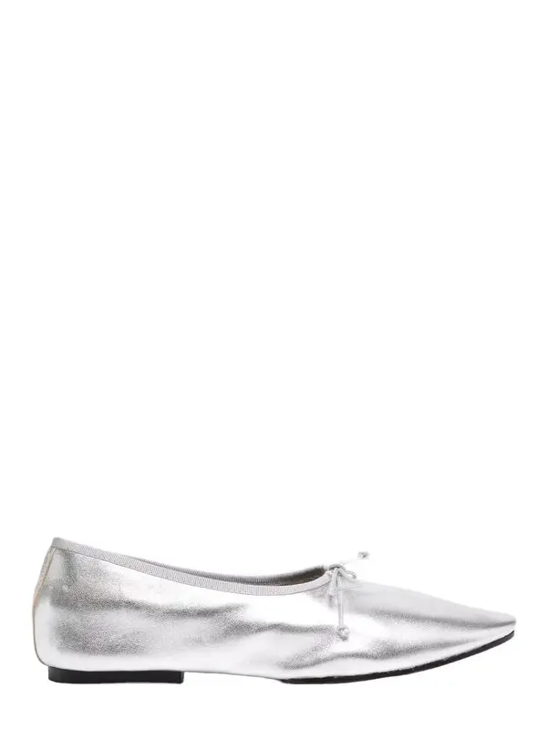 ABOUT ARIANNE Glove Ballerina Flats - Silver