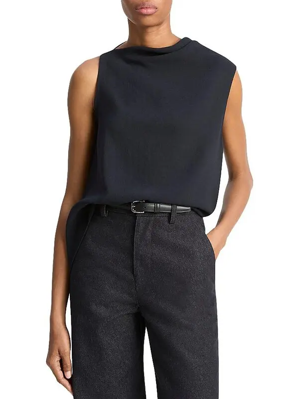 Vince A-line Asymmetric Top - Coastal