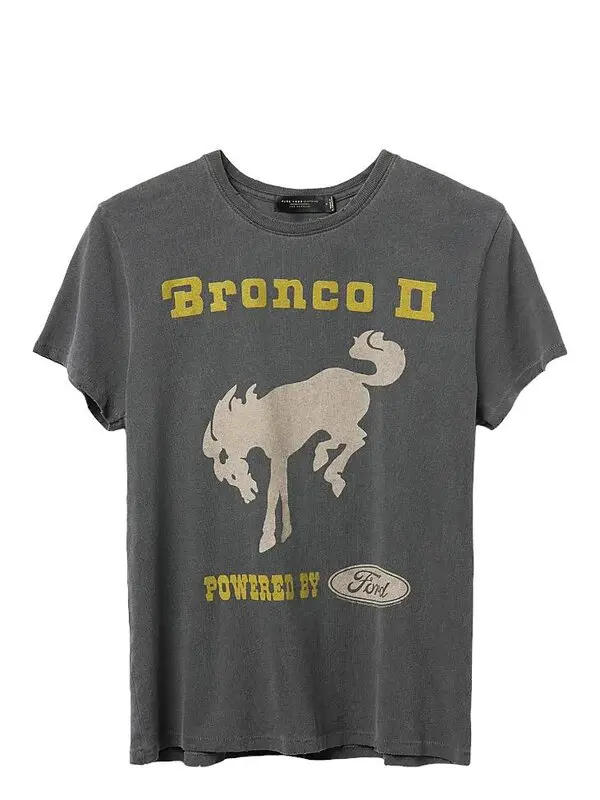Junk Food Clothing Bronco Get Up And Go Vintage Tee - Vintage Black