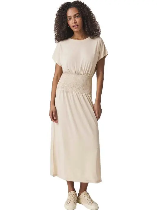 Splendid Giada Sandwash Midi Dress - Neutral