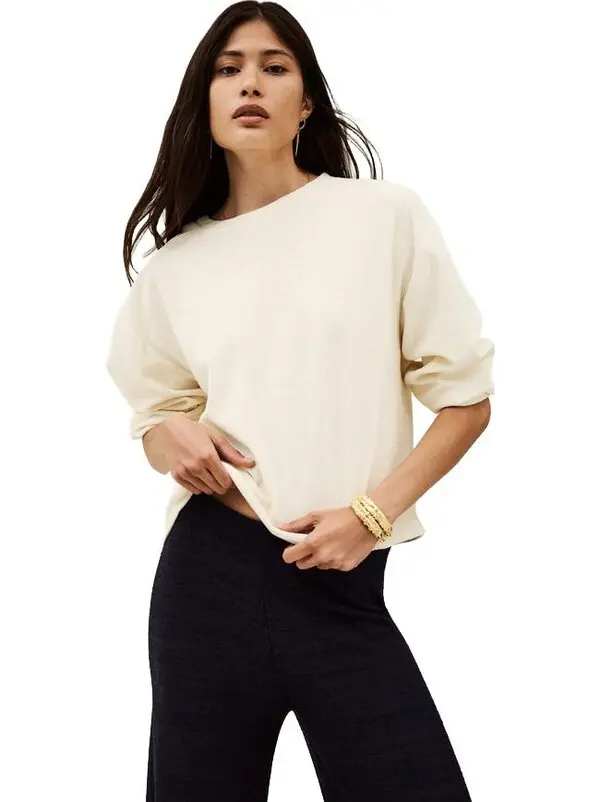 Ba&sh Foley 3/4-sleeve Top - White