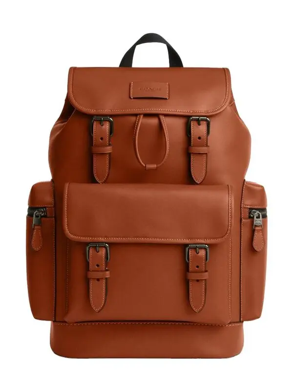 COACH® Sprint Backpack - Smooth Leather/gunmetal/tan