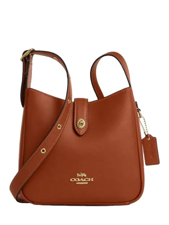 COACH Hadley Mini Crossbody Bag - Smooth Leather/gold/tan