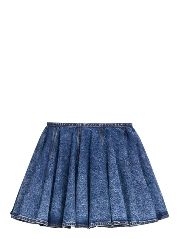 ALAÃA Skater Skirt - Blue