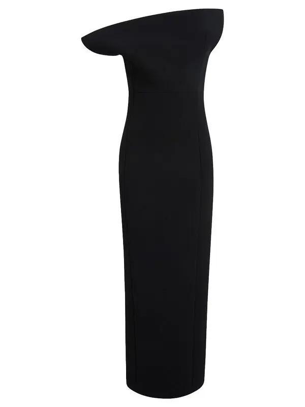 Khaite Cato Strapless Dress - Black