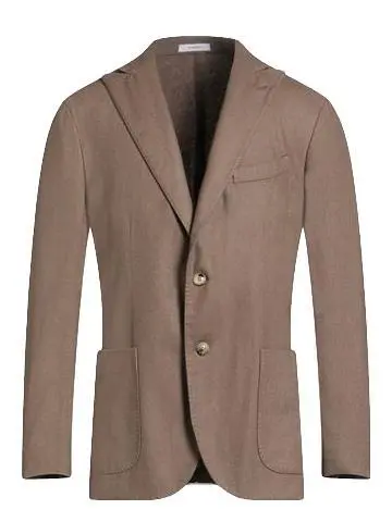 Boglioli Flannel Single-breasted Blazer - Beige