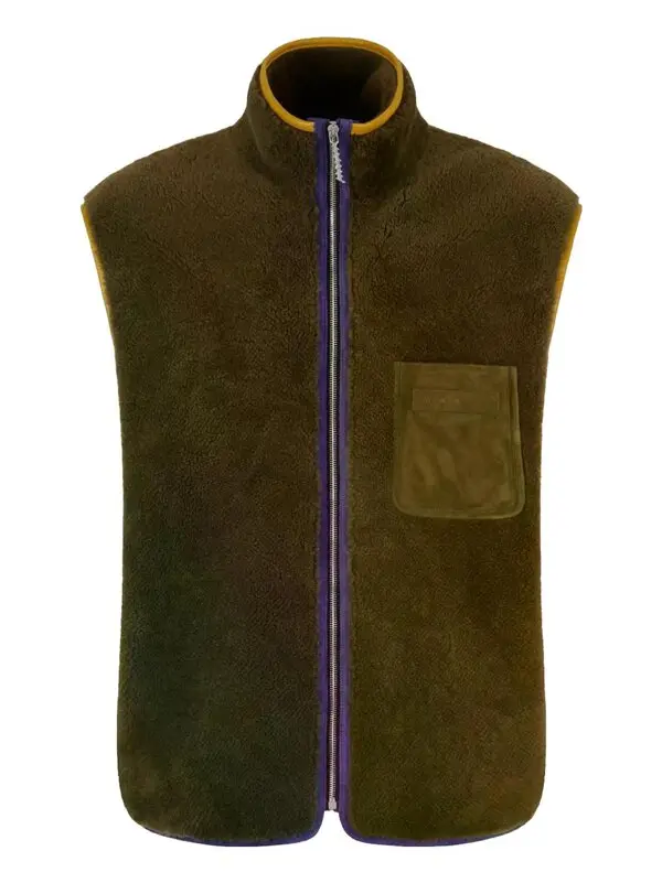 Marni Fleece Gilet - Green