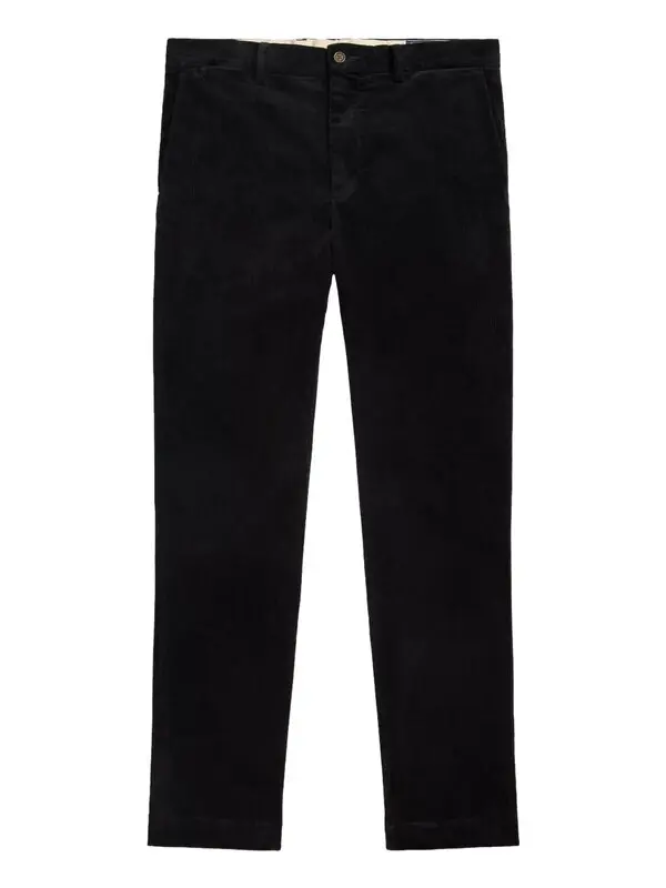Polo Ralph Lauren Corduroy Straight-leg Trousers - Black