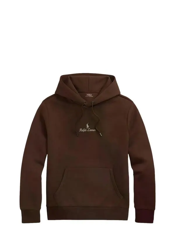 Polo Ralph Lauren Logo-embroidered Hoodie - Brown