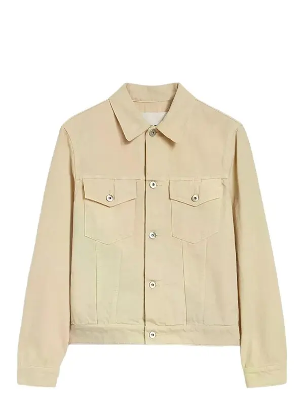 JIL SANDER Denim Trucker Jacket - Neutrals