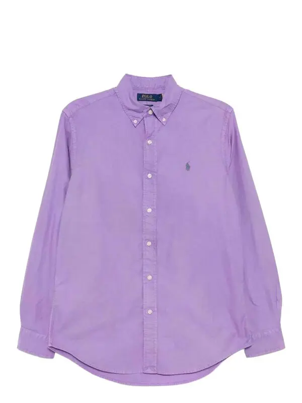 Polo Ralph Lauren Garment-dyed Oxford Shirt - Purple