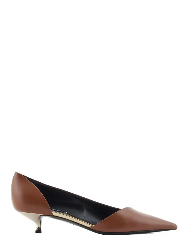 Giorgio Armani D'orsay Court Shoes - Brown