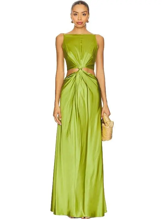 LOVERS AND FRIENDS Diamanto Gown - Pear Green