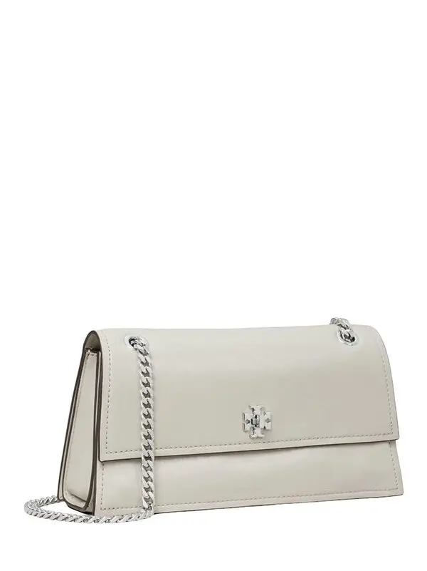 Tory Burch Kira Turnlock Shoulder Bag - Dove Gray