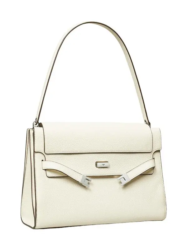 Tory Burch Lee Radziwill Large Shoulder Bag - Ivory