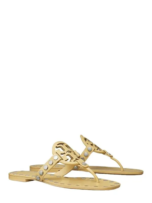 Tory Burch Miller Studded Sandal - Cantucci/silver