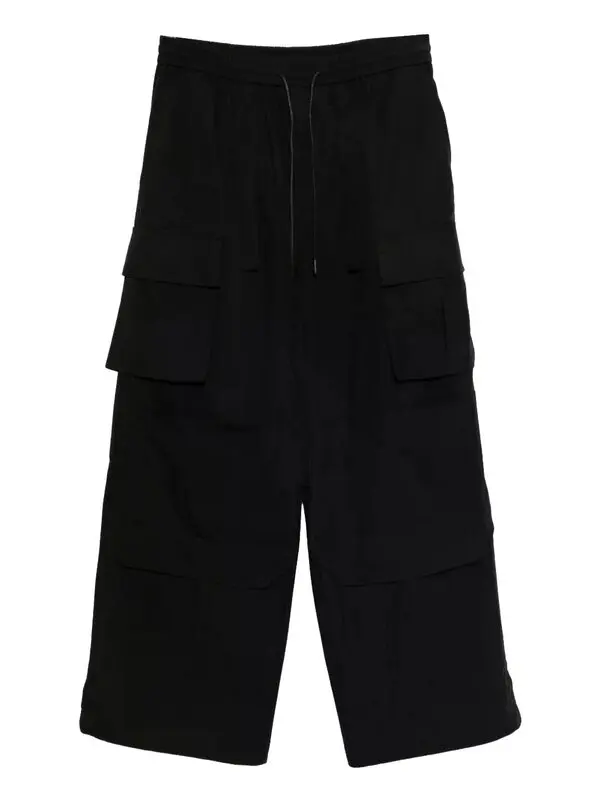 JUUN.J Patchwork Cargo Pants - Black